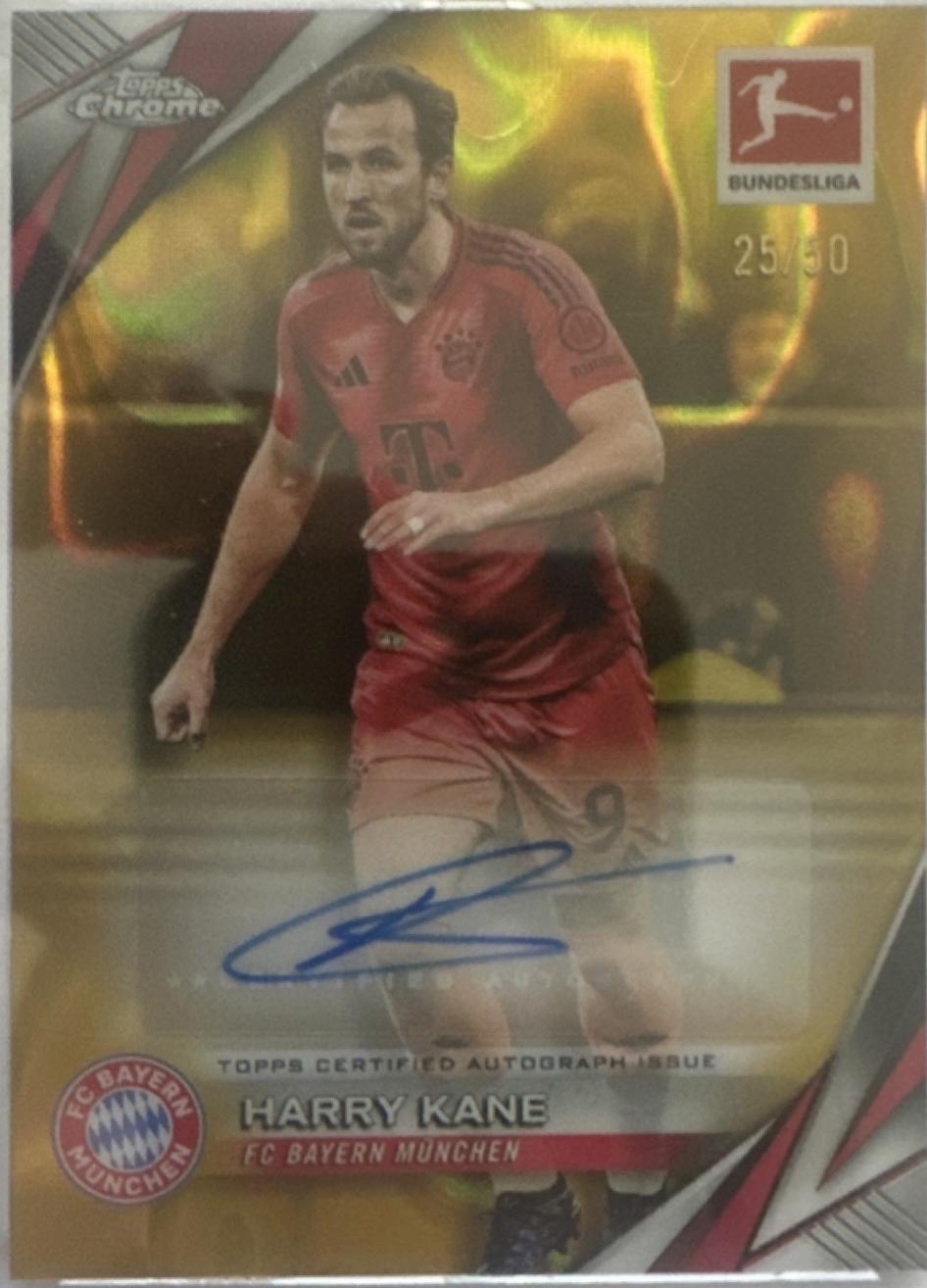 Harry Kane [Gold] #BA-HK Prices | 2025 Topps Chrome Bundesliga ...