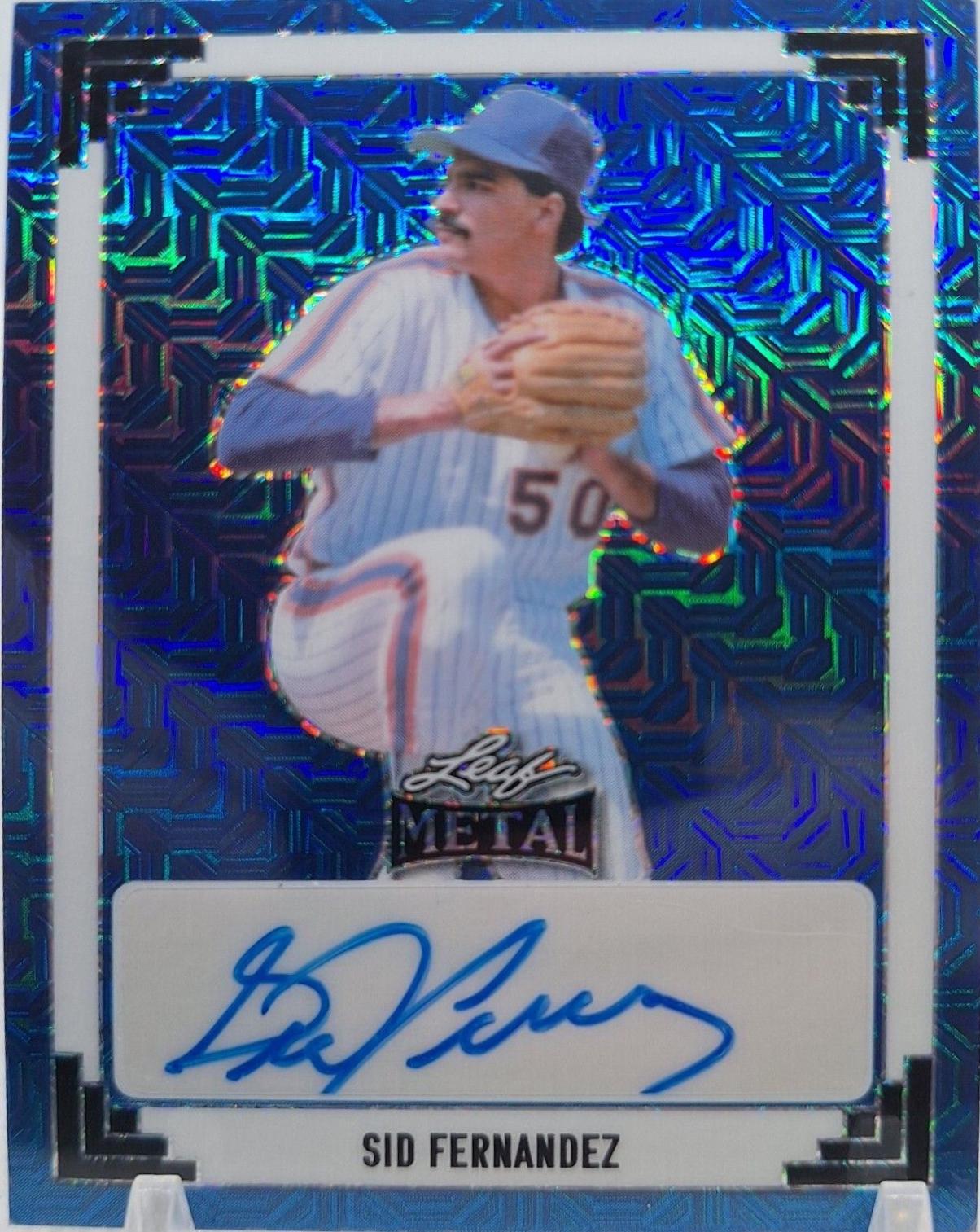 Sid Fernandez [Blue Mojo] #91A-SF1 Prices | 2024 Leaf Metal 1991 ...