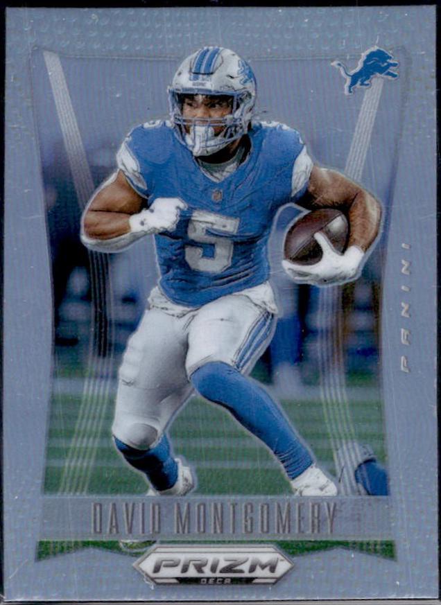 David Montgomery [Silver] #103 Prices | 2024 Panini Prizm Deca ...