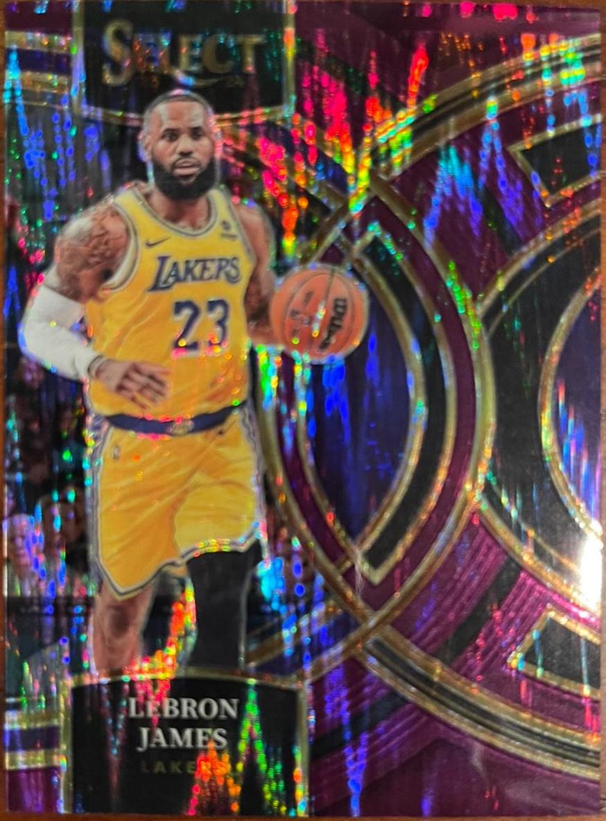 LeBron James [Flash Purple Prizm] #135 Prices | 2023 Panini Select ...