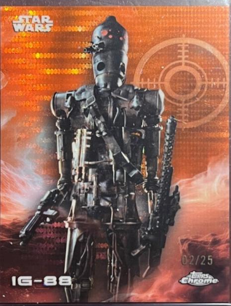 IG-88 [Orange Pulsar] #124 Prices | Star Wars 2025 Topps Chrome | Star ...