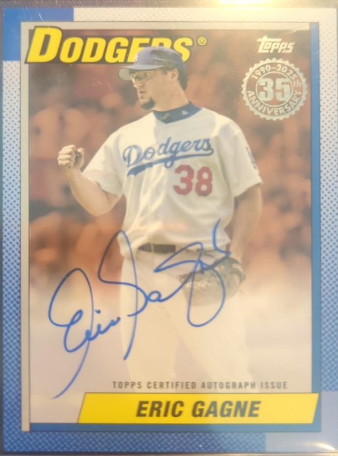 Eric Gagne [Gold] #90A-EG Prices | 2025 Topps 1990 Autograph | Baseball ...