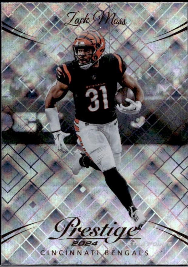 Zack Moss [Diamond Xtra Points] #58 Prices | 2024 Panini Prestige ...