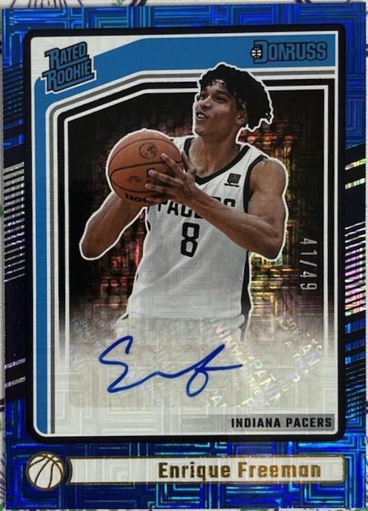Enrique Freeman [Choice Blue Rated Rookie Signature] #296 Prices | 2024 ...