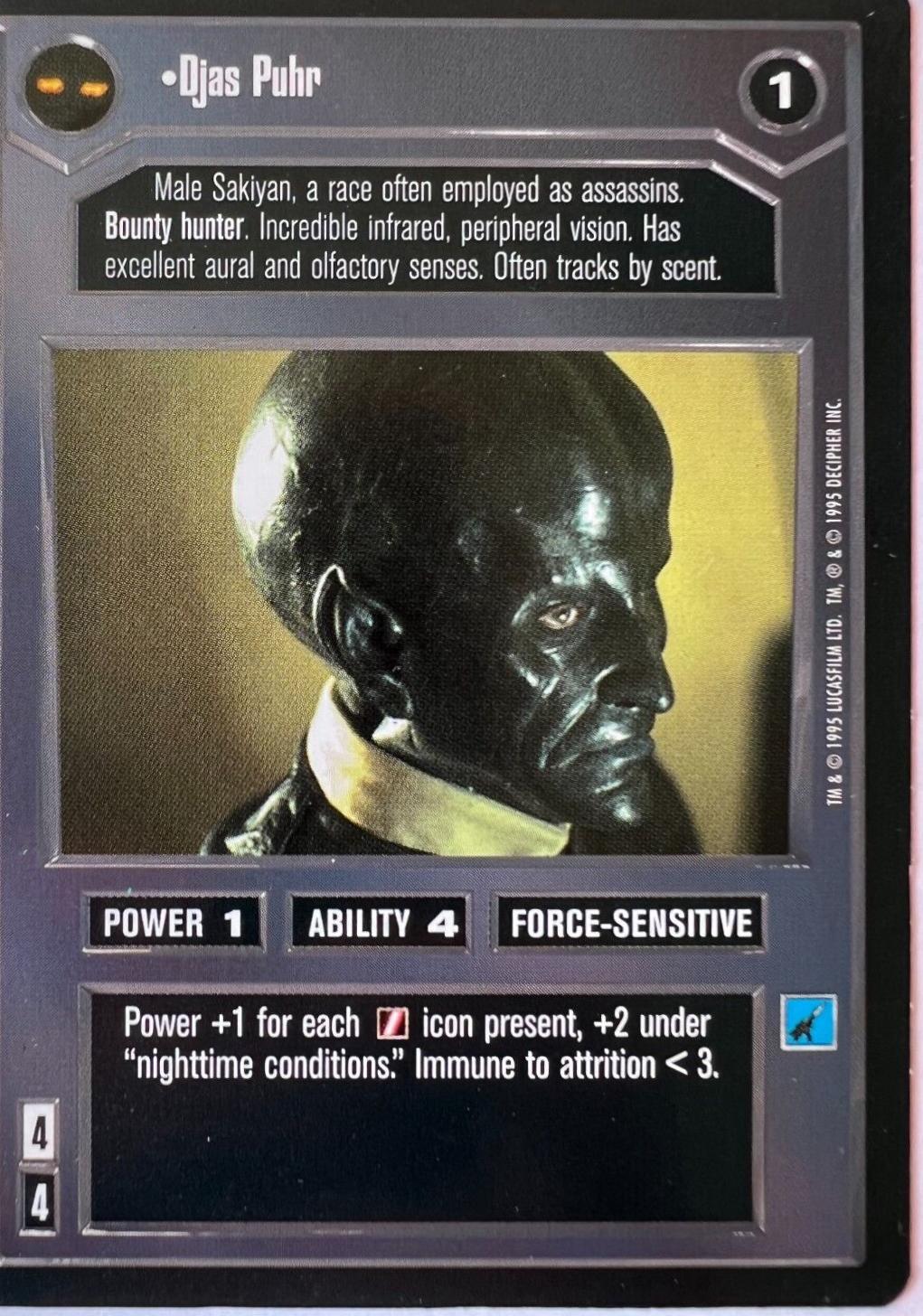 Djas Puhr Prices | Star Wars CCG Premiere | Star Wars Cards