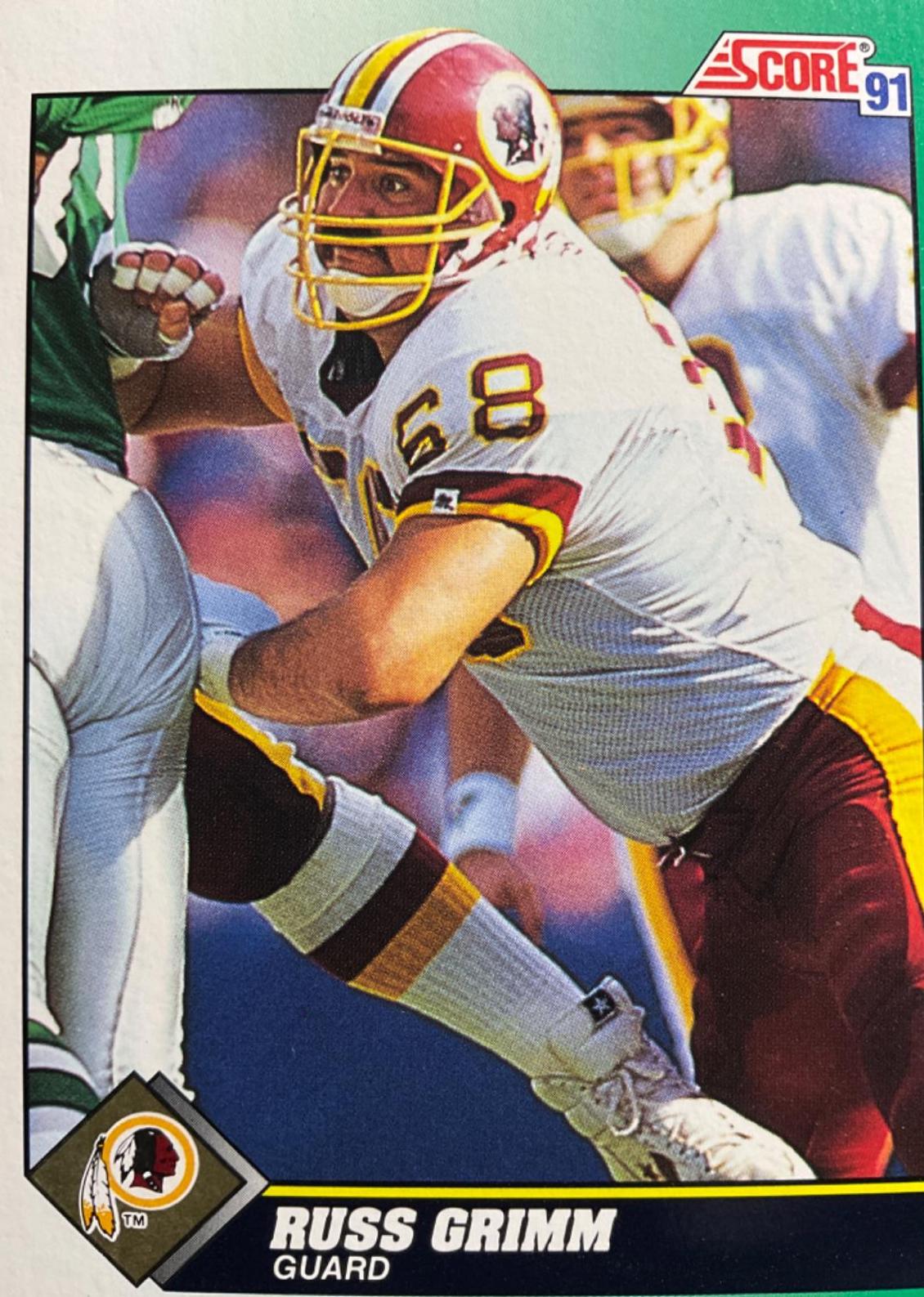 Russ Grimm #268 Prices | 1991 Score | Football Cards