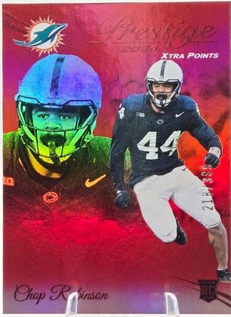 Chop Robinson [Red Premium Xtra Points] #322 Prices | 2024 Panini ...