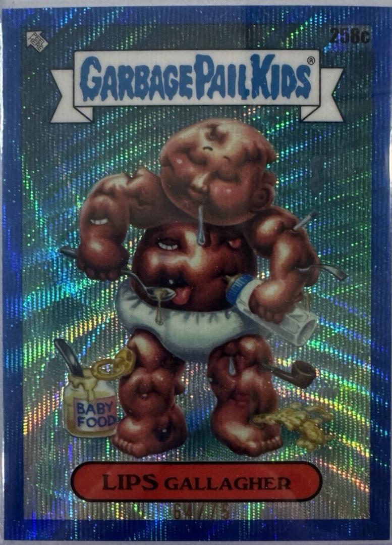 Lips GALLAGHER [Blue Wave Refractor] #258c Prices | 2024 Garbage Pail ...