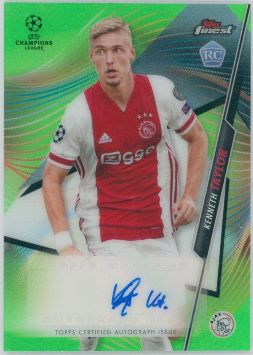 Kenneth Taylor [Neon Green Refractor] #FA-KT Prices | 2020 Topps Finest ...