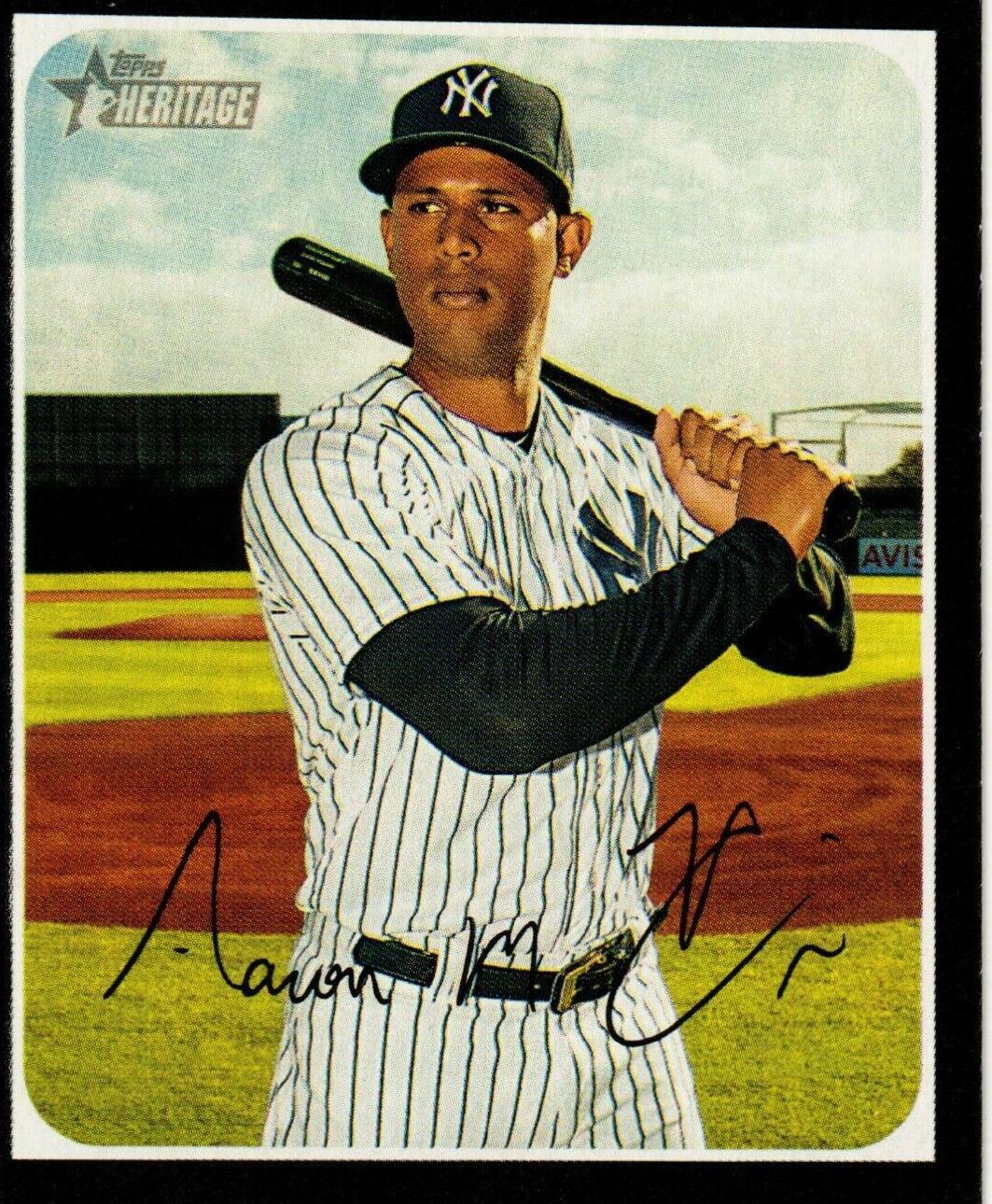 Aaron Hicks #489 Prices | 2020 Topps Heritage | Baseball Cards