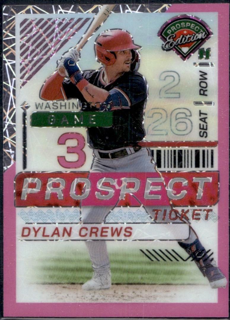 Dylan Crews [Pink Velocity Ticket Holo] #194 Prices | 2024 Panini ...