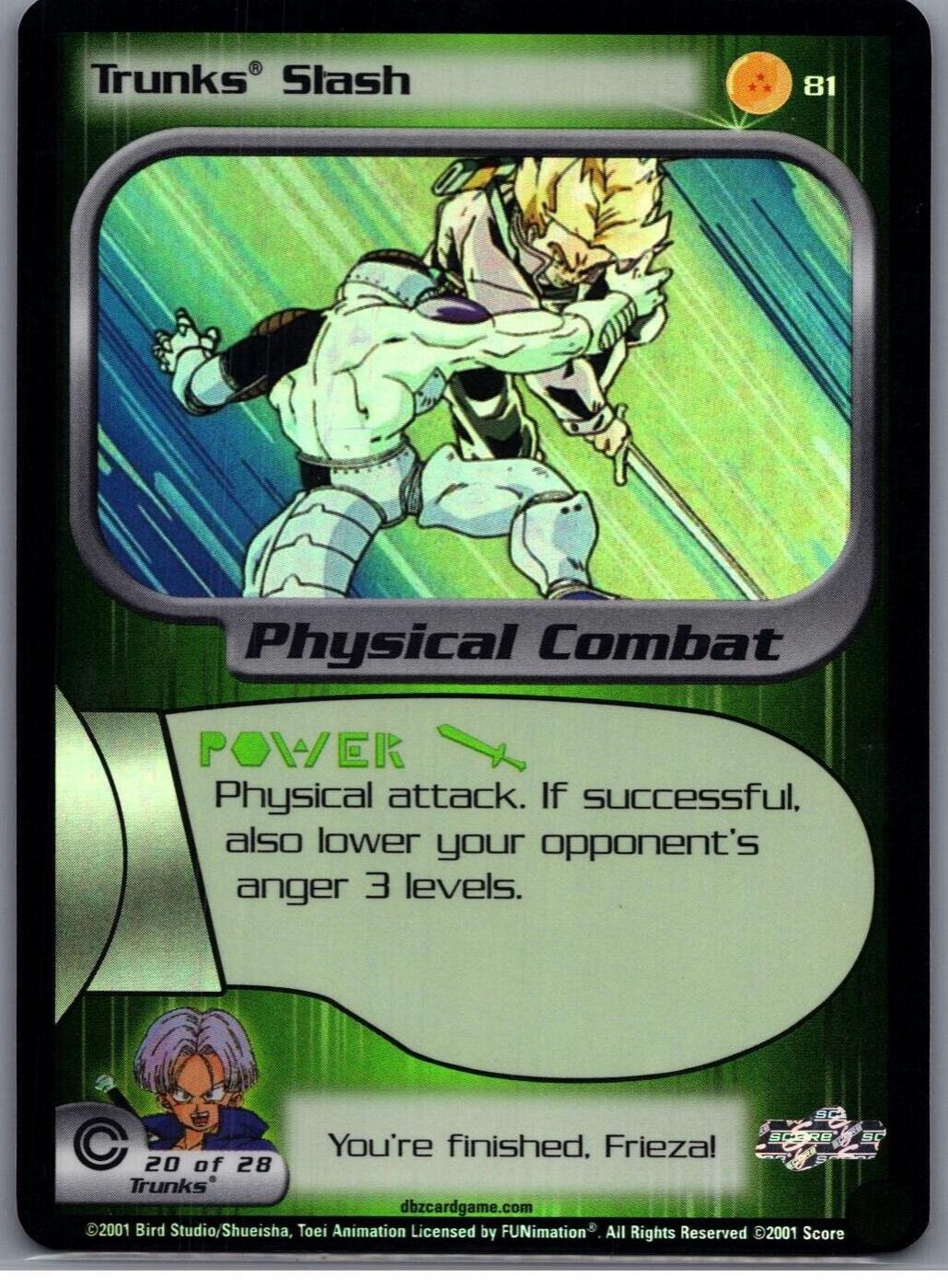 Trunks Slash [Foil] 81 Prices | Dragon Ball Z Trunks Saga | Dragon Ball ...