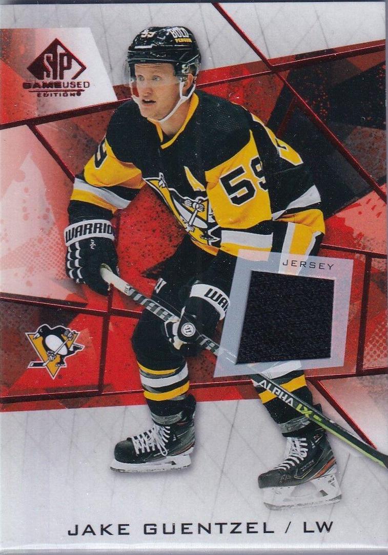 Jake Guentzel [Red Jersey] #54 Prices | 2021 SP Game Used | Hockey Cards