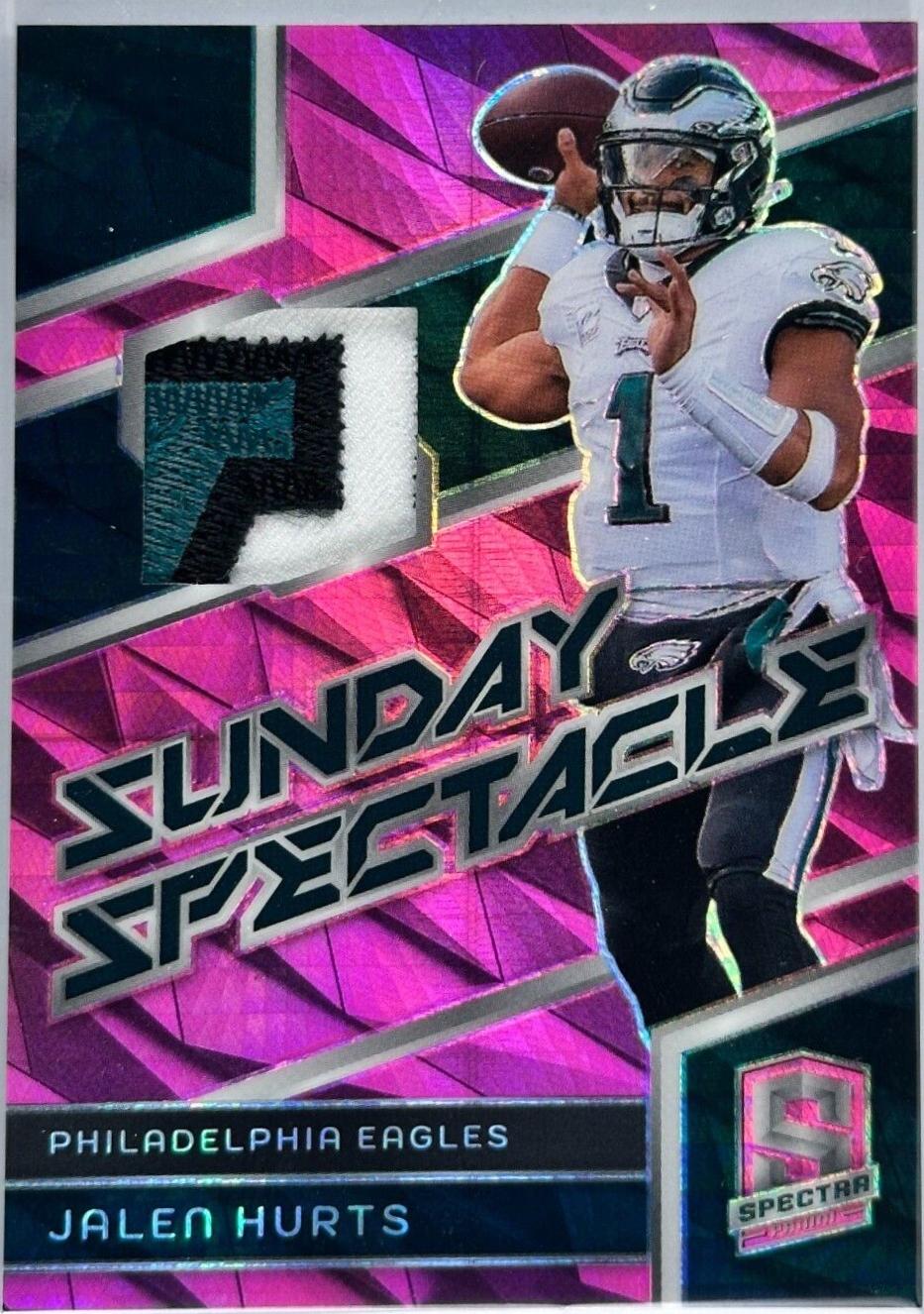 Jalen Hurts [Pink Neon] #SS-HHS Prices | 2024 Panini Spectra Sunday ...