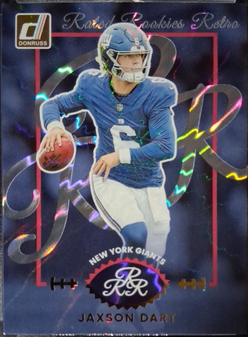 Jaxson Dart #1 Prices [Rookie] | 2025 Panini Donruss Rated Rookie Retro ...