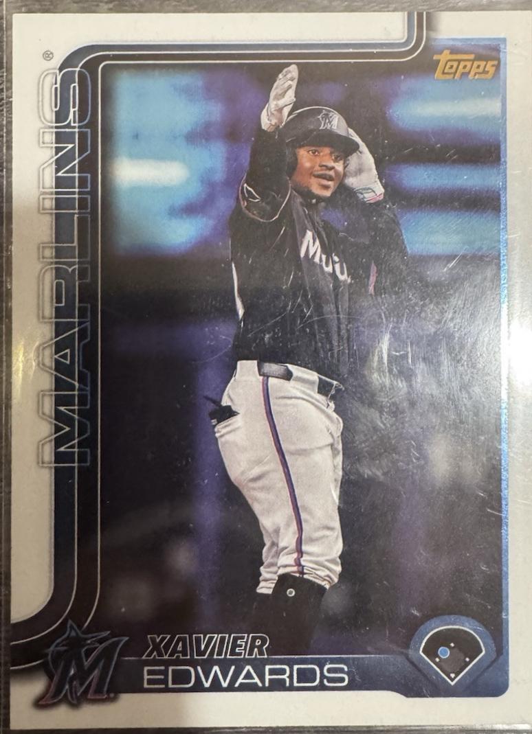 Xavier Edwards [Golden Mirror Image Variation] #258 Prices | 2025 Topps ...