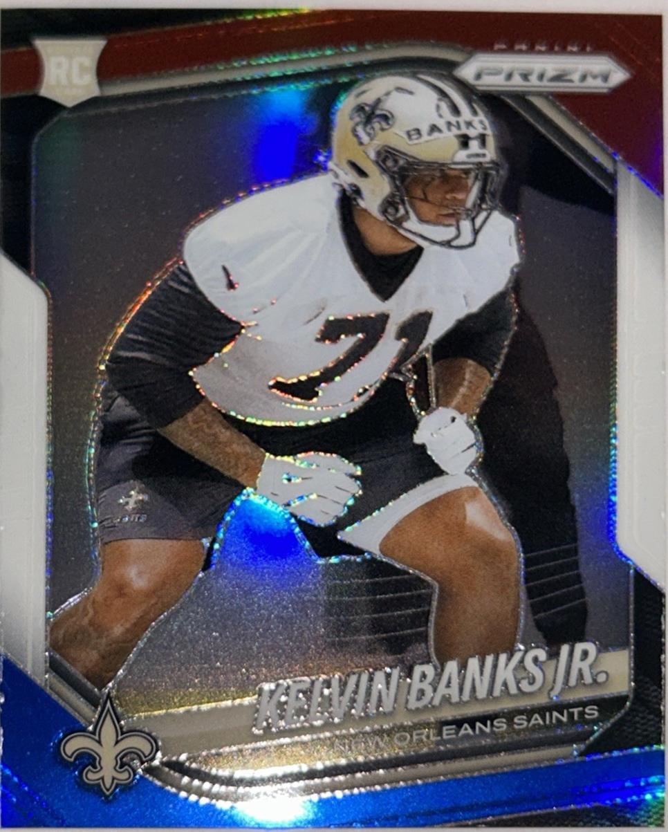 Kelvin Banks Jr. [Red White Blue] #347 Prices | 2025 Panini Prizm ...