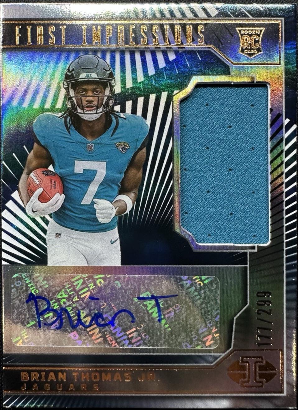 Brian Thomas Jr. [Bronze First Impressions Autographed Memorabilia ...