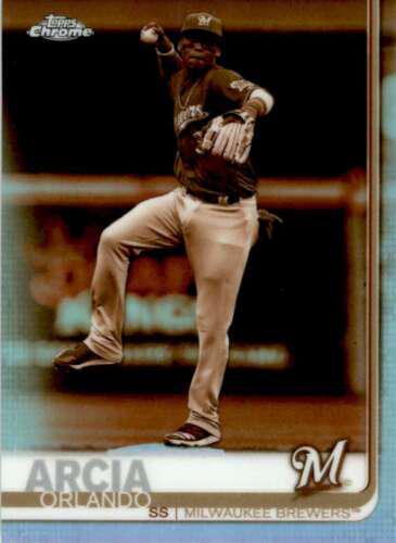 Orlando Arcia [Sepia Refractor] #189 Prices | 2019 Topps Chrome ...