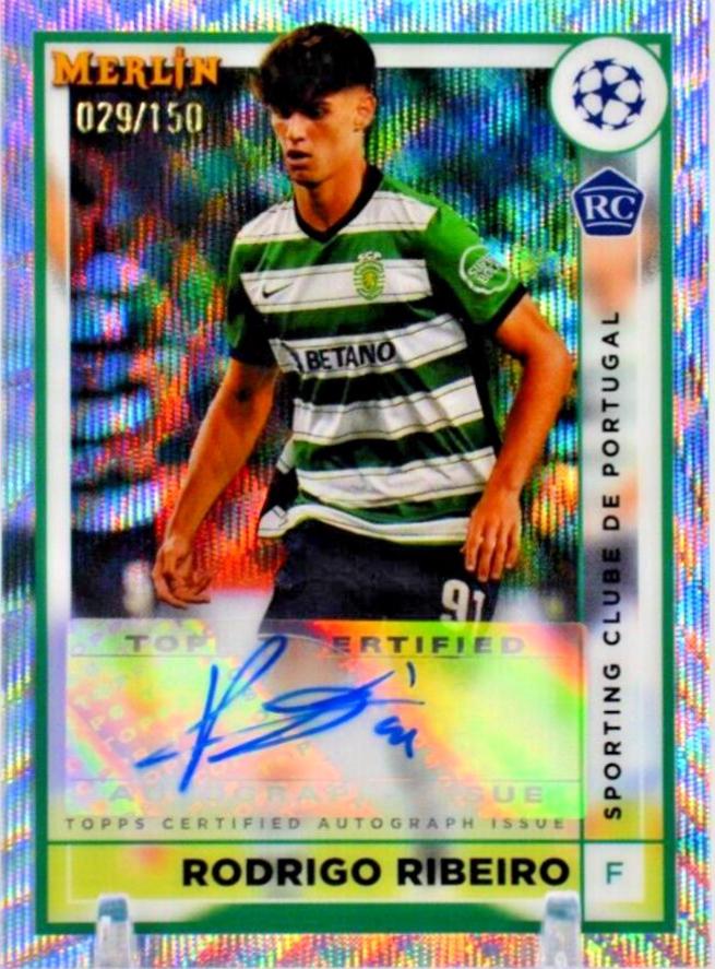 Rodrigo Ribeiro [Wave] #AC-RR Prices | 2022 Topps Merlin Chrome UEFA ...