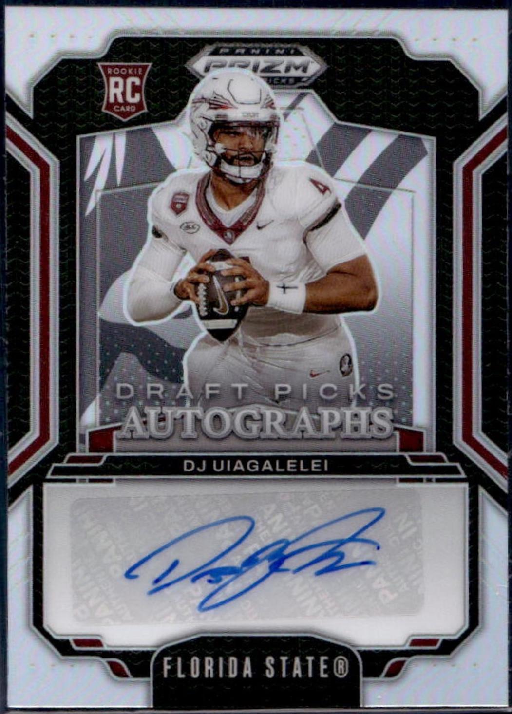 DJ Uiagalelei [Silver] #DPA-DJU Prices [Rookie] | 2025 Panini Prizm ...