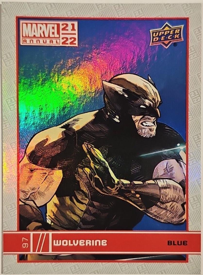 Wolverine [Blue] #97 Prices | Marvel 2021 Upper Deck Annual | Marvel Cards