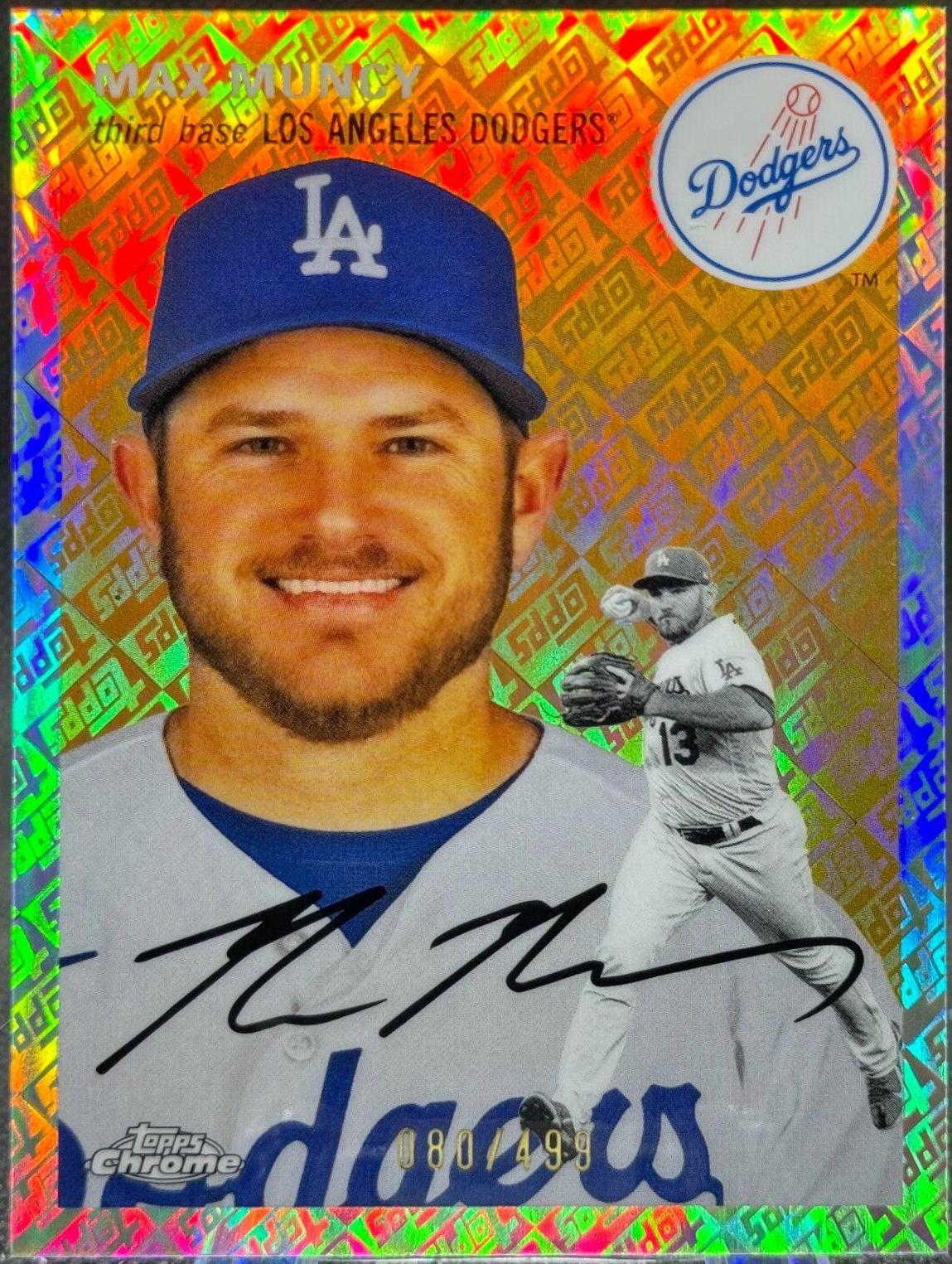 Max Muncy [Topps Refractor] #3 Prices | 2023 Topps Chrome Platinum ...