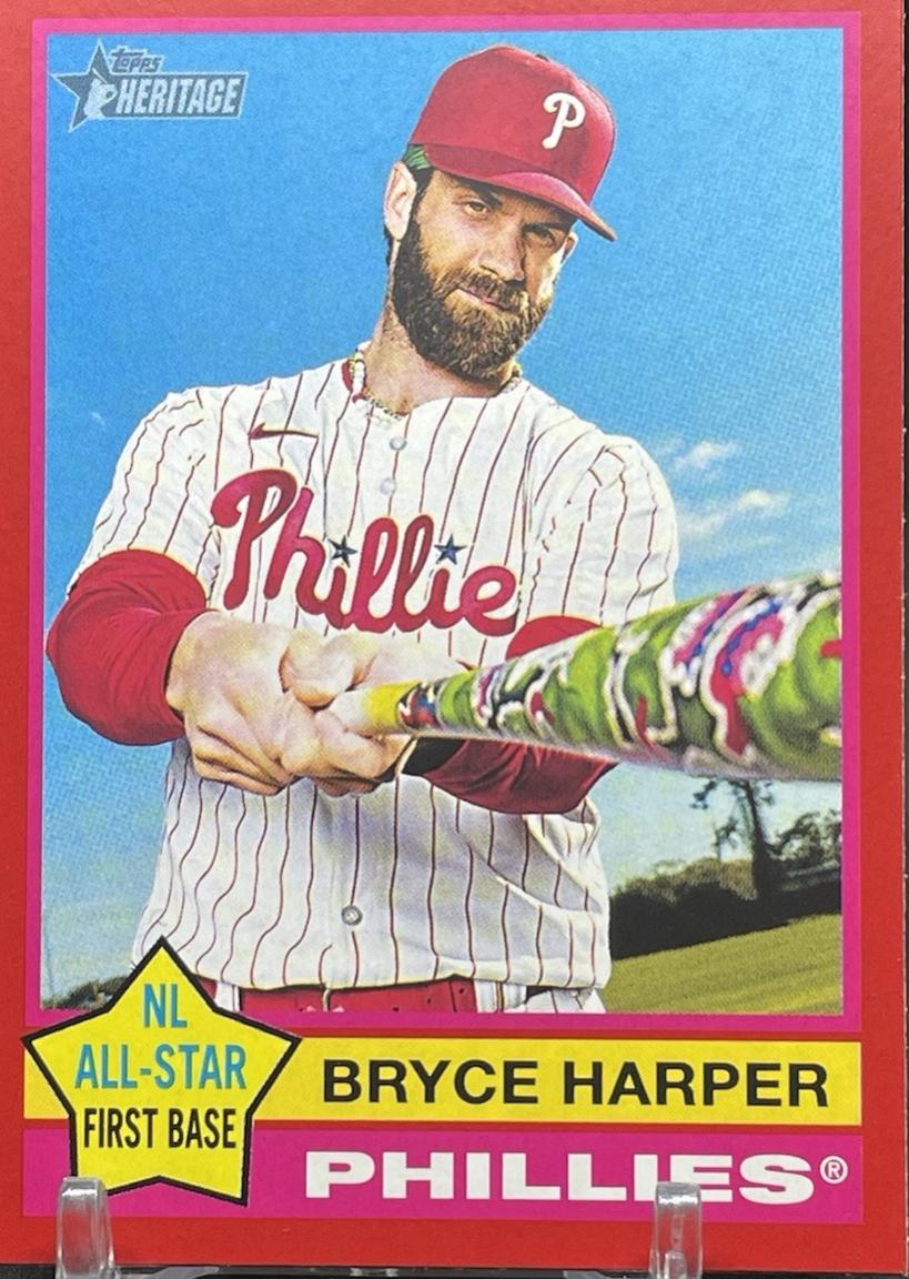 Bryce Harper [Red Border] #150 Prices | 2025 Topps Heritage | Baseball ...