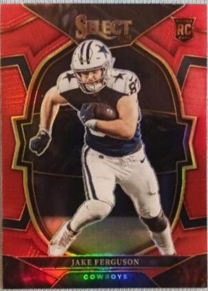 Jake Ferguson [Red] #87 Prices | 2022 Panini Select | Football Cards