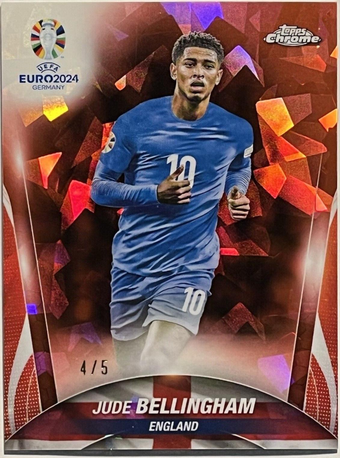 Jude Bellingham [Red] #147 Prices | 2024 Topps Chrome Sapphire UEFA ...