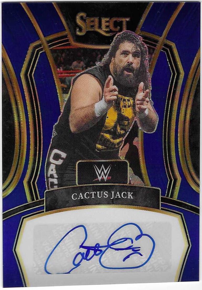 Cactus Jack [Blue Prizm] #7 Prices | 2024 Panini Select WWE Legendary ...