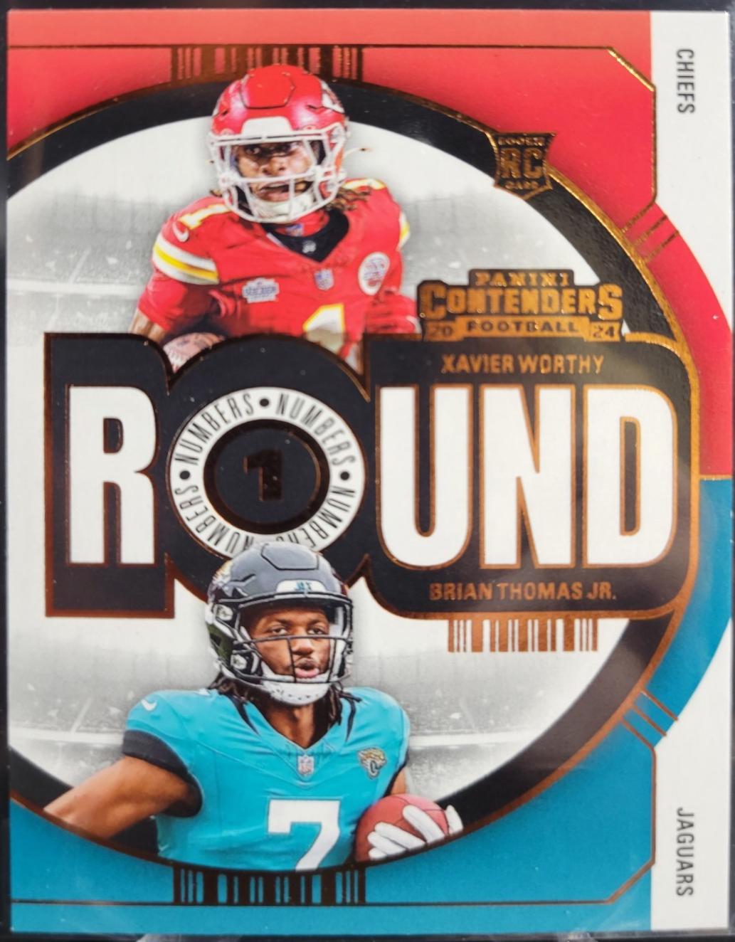 Brian Thomas Jr. / Xavier Worthy [Bronze] #7 Prices | 2024 Panini ...