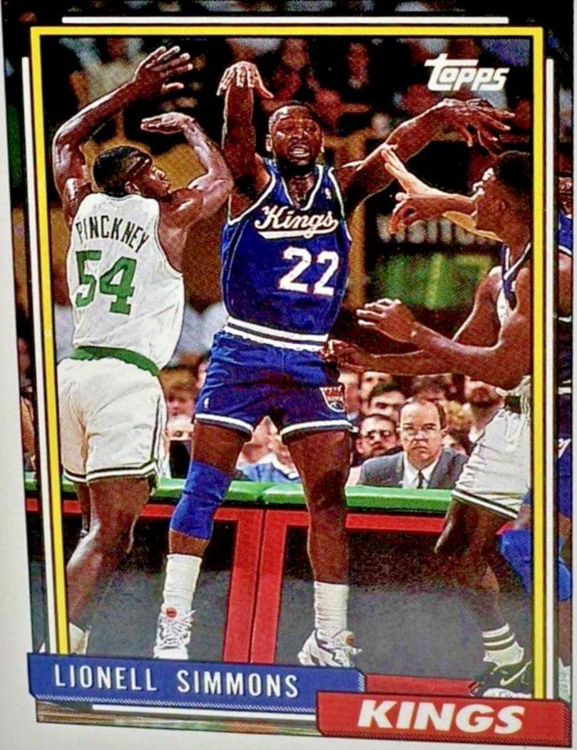 Lionel Simmons #22 Prices | 1992 Topps | Basketball Cards