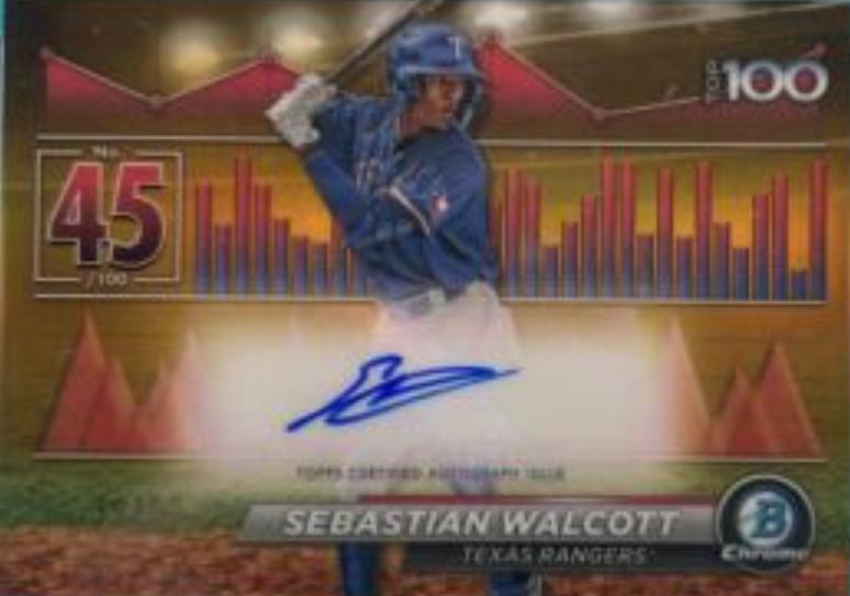 Sebastian Walcott [Gold] #BTPA-45 Prices | 2024 Bowman Scouts’ Top 100 ...