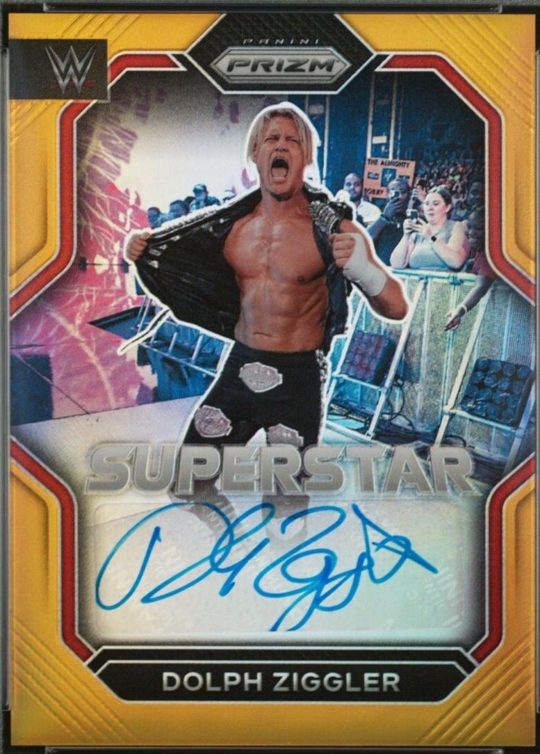 Dolph Ziggler [Gold] #SA-DZG Prices | 2023 Panini Prizm WWE Superstar ...