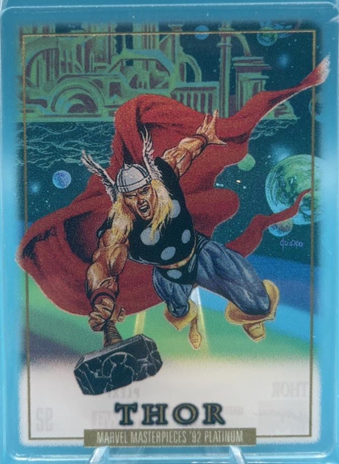Thor [Plexi] #92 Prices | Marvel 2024 SkyBox Masterpieces ’92 Platinum ...
