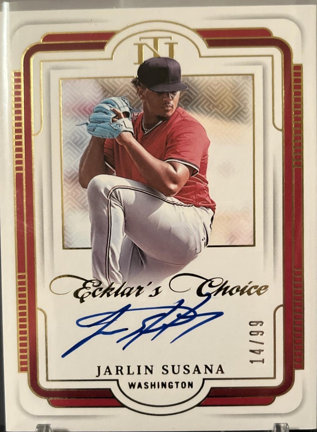 Jarlin Susana #36 Prices | 2025 Panini National Treasures Ecklar’s ...