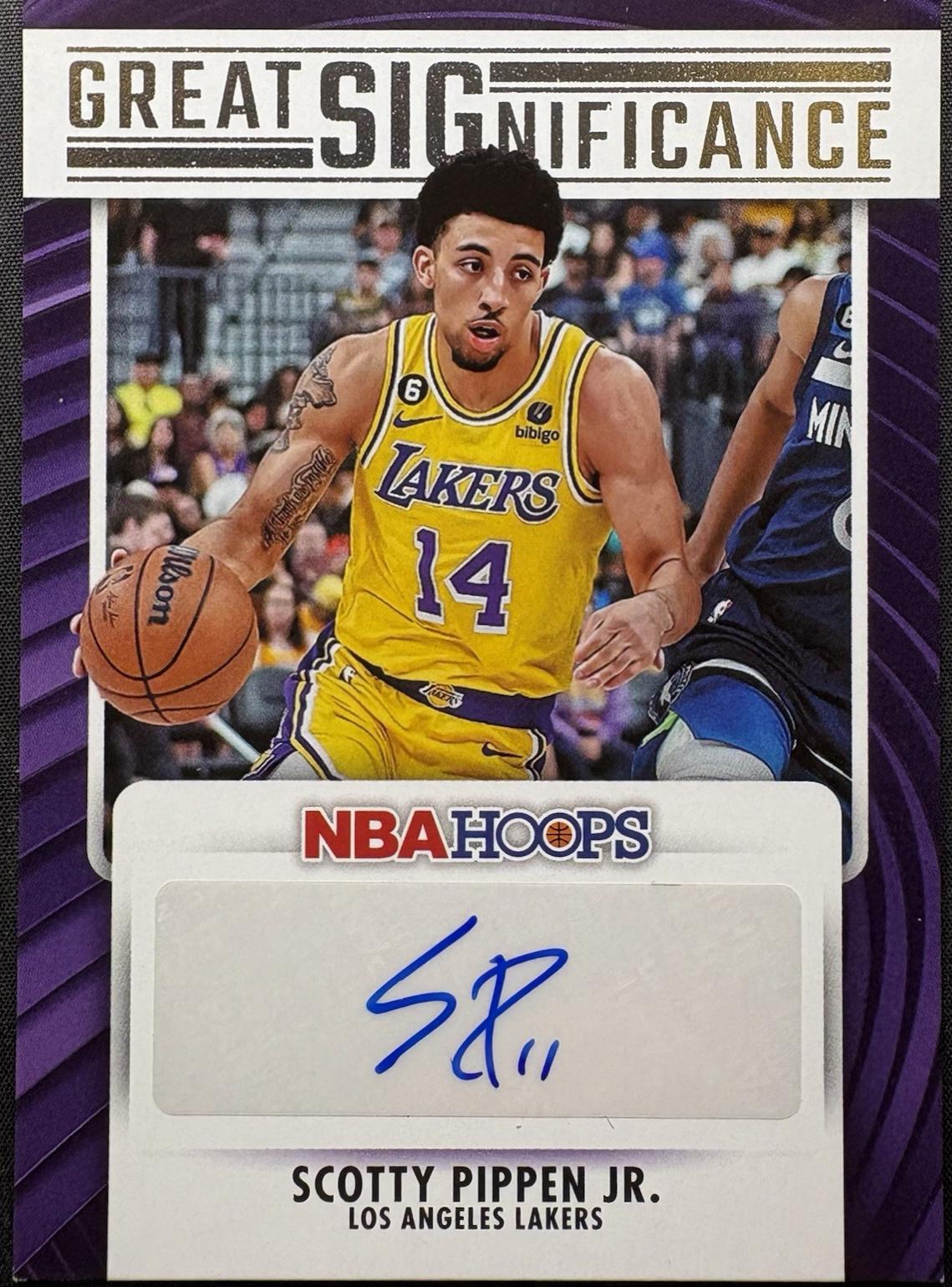Scotty Pippen Jr. #GS-SPJ Prices | 2023 Panini Hoops Great SIGnificance | Basketball Cards