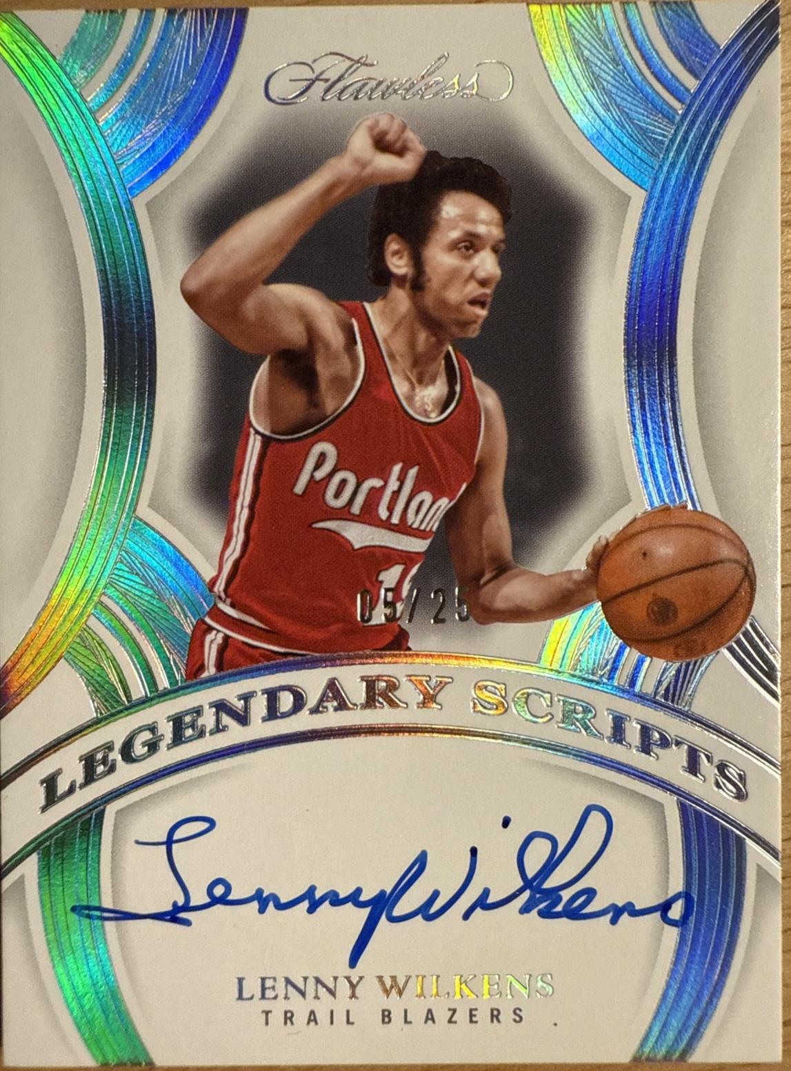 Lenny Wilkens #31 Prices | 2024 Panini Flawless Legendary Scripts ...