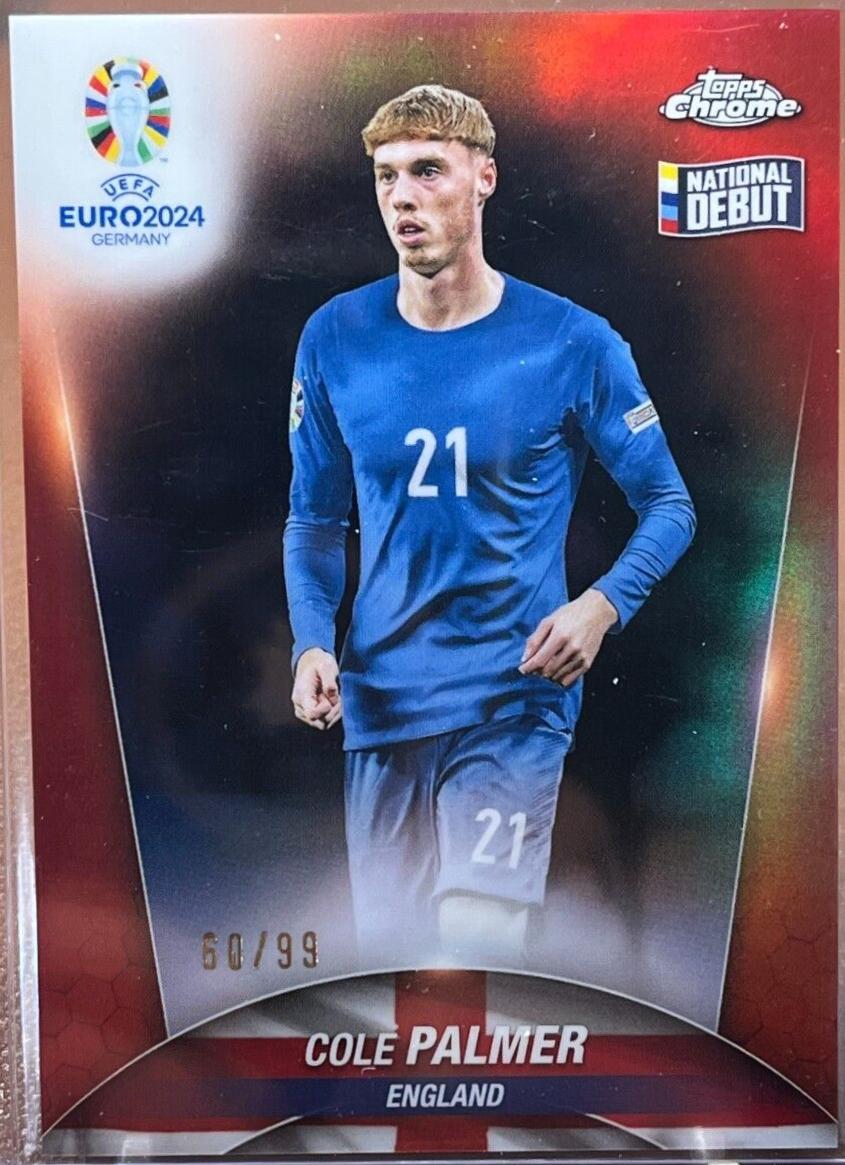 Cole Palmer [Color Match Refractor] #88 Prices | 2024 Topps Chrome UEFA ...