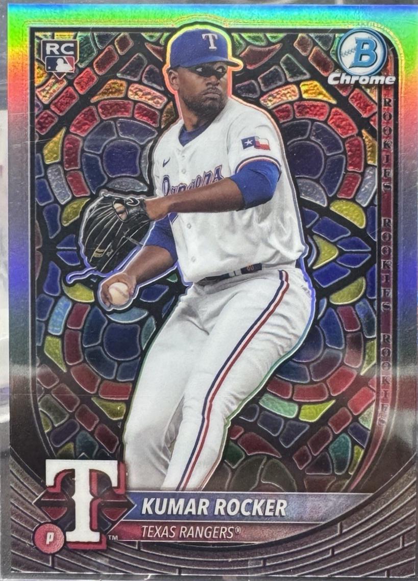 Kumar Rocker [Etched in Glass Variation] #80 Prices | 2025 Bowman ...