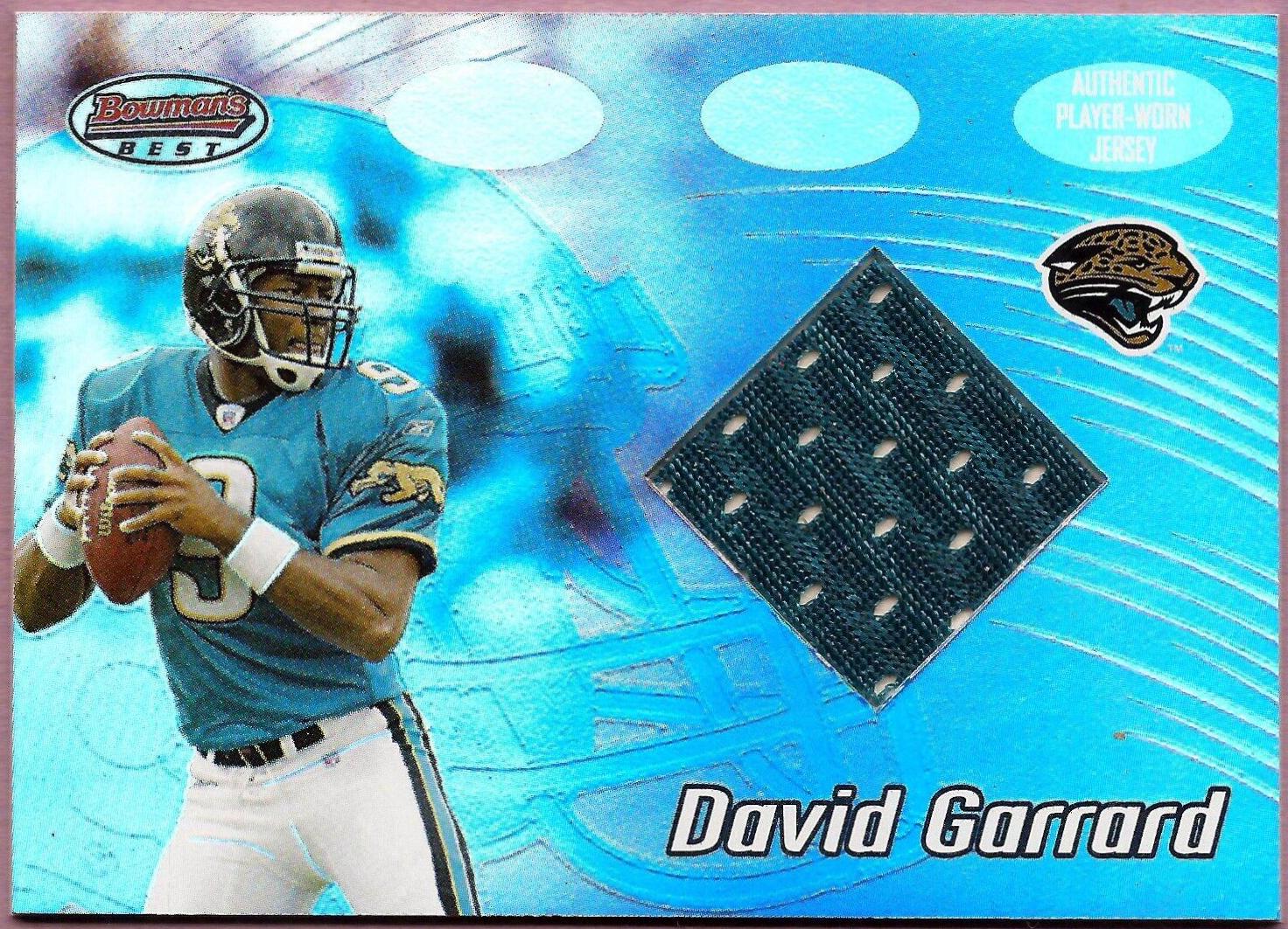 David Garrard [Jersey] #95 Prices | 2002 Bowman's Best | Football Cards
