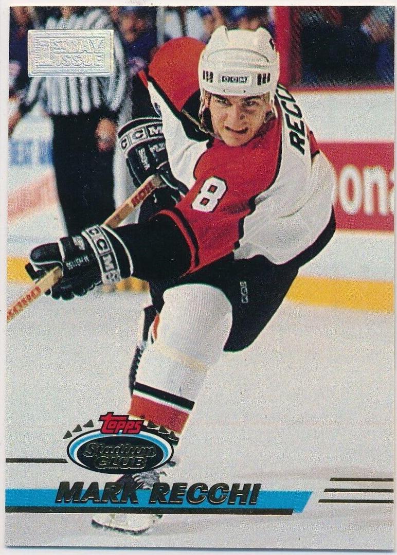 Mark Recchi [1st Day Issue] #136 Prices | 1993 Stadium Club | Hockey Cards