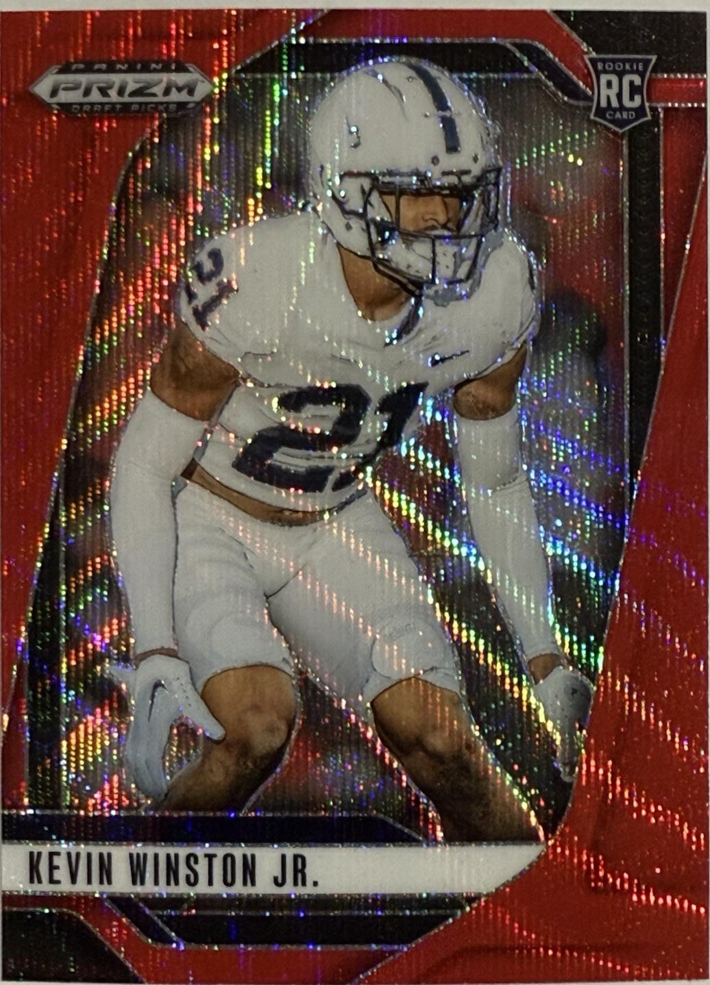 Kevin Winston Jr. [Ruby Wave] #105 Prices | 2025 Panini Prizm Draft ...