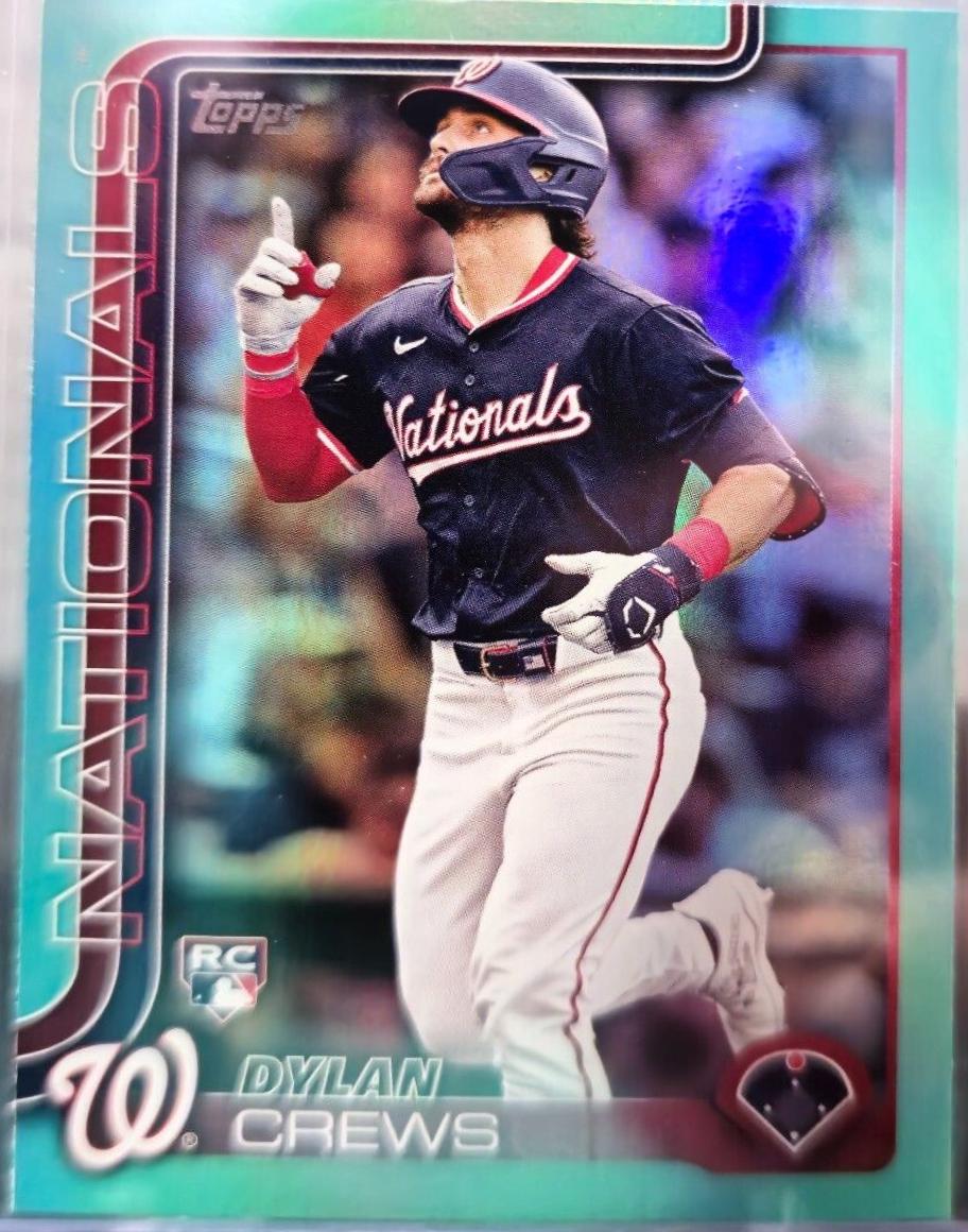 Dylan Crews [Aqua Foil] #74 Prices | 2025 Topps | Baseball Cards