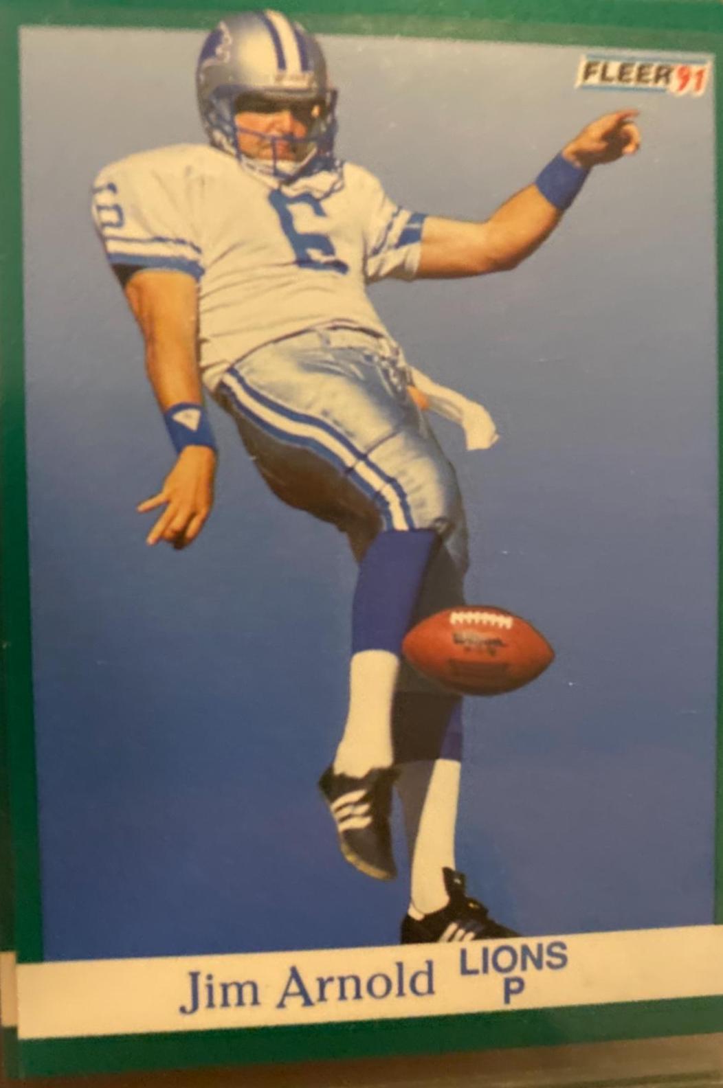 Jim Arnold #239 Prices | 1991 Fleer | Football Cards