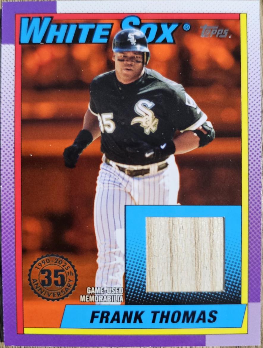 Frank Thomas [Orange] #T90R-FT Prices | 2025 Topps 1990 Relic ...