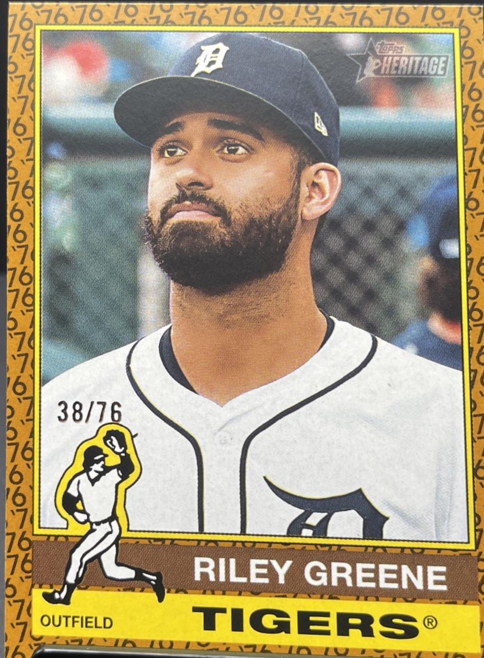 Riley Greene [Color of the Year] #54 Prices | 2025 Topps Heritage ...