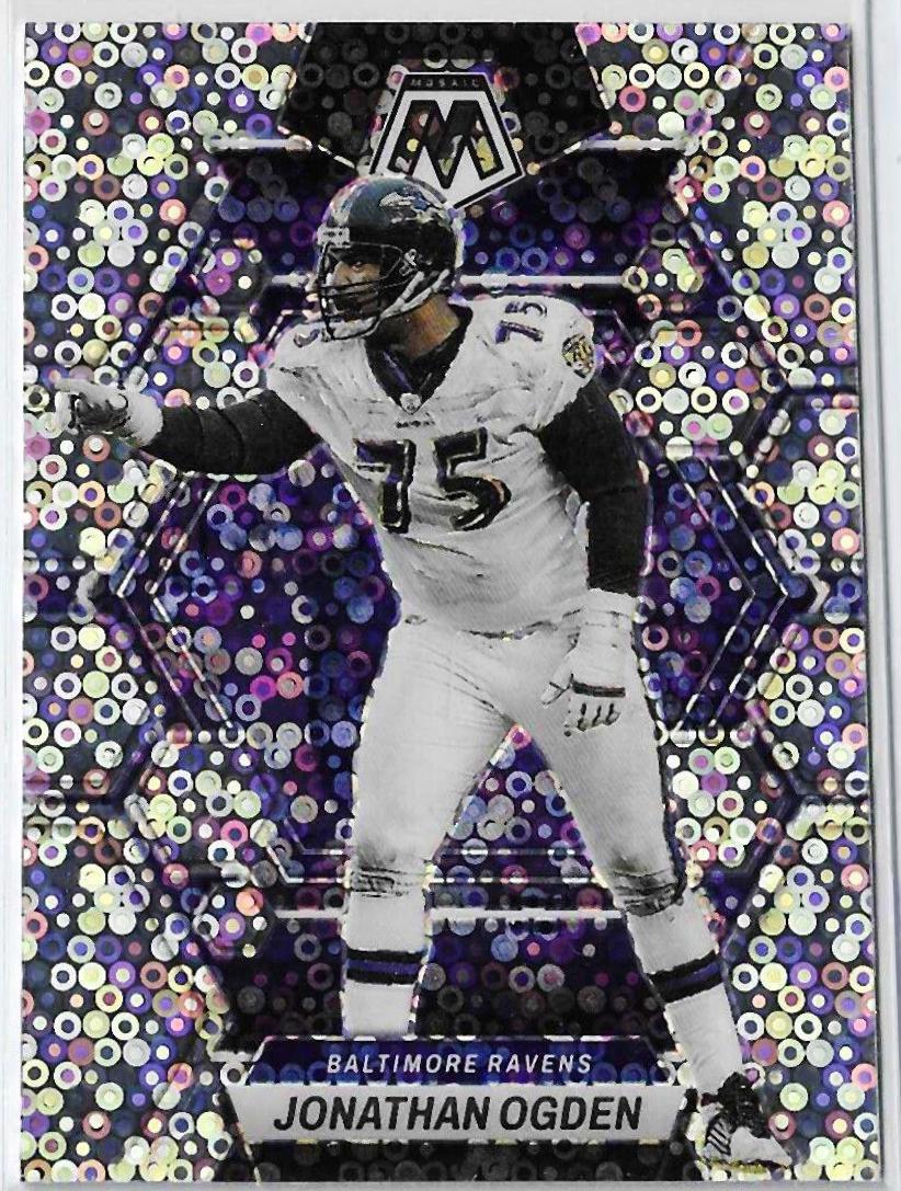Jonathan Ogden [No Huddle Silver] #20 Prices | 2023 Panini Mosaic ...