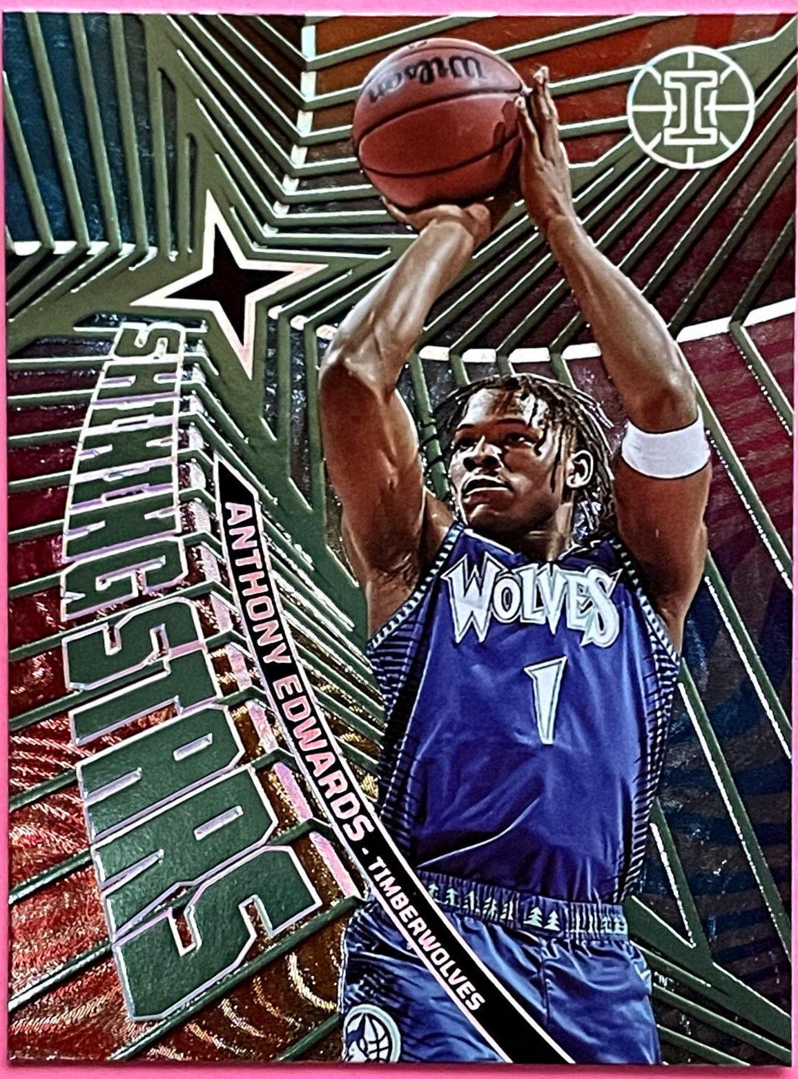 Anthony Edwards [Emerald] #3 Prices | 2021 Panini Illusions Shining ...